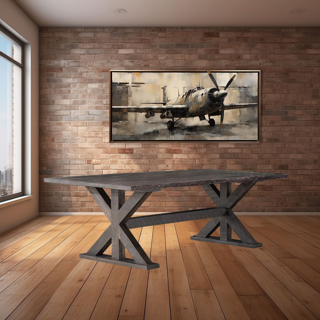 Rustic Truss Dining Table – Timbercrafts Furniture