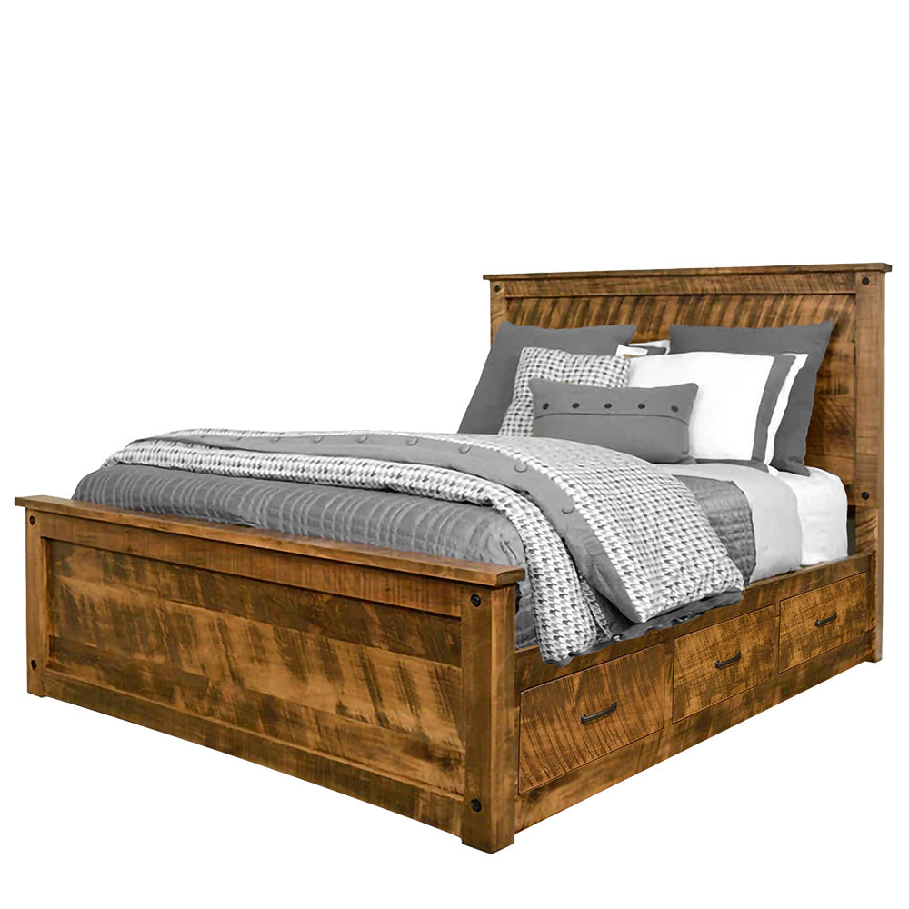 Alpine Solid Wood Storage Bed Timbercrafts Furniture