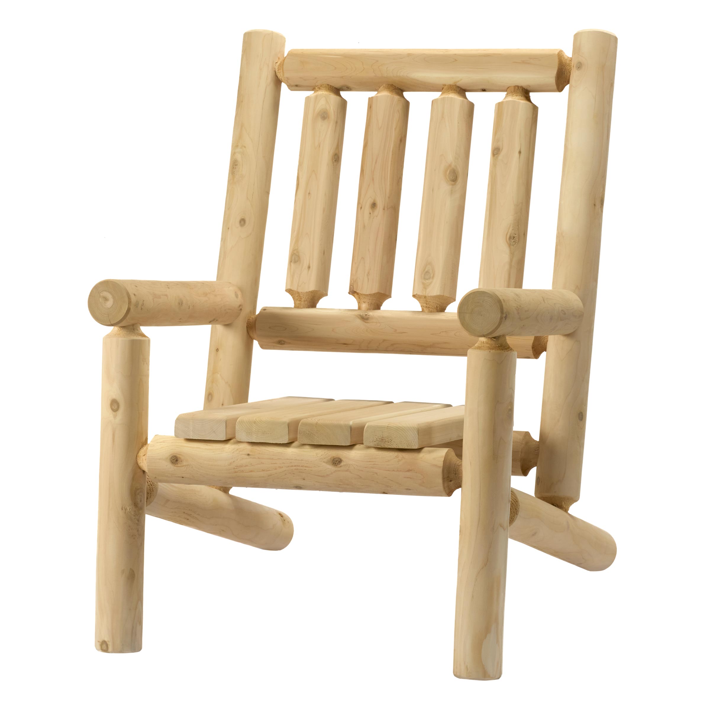 Cedar Log Chair – Timbercrafts Furniture