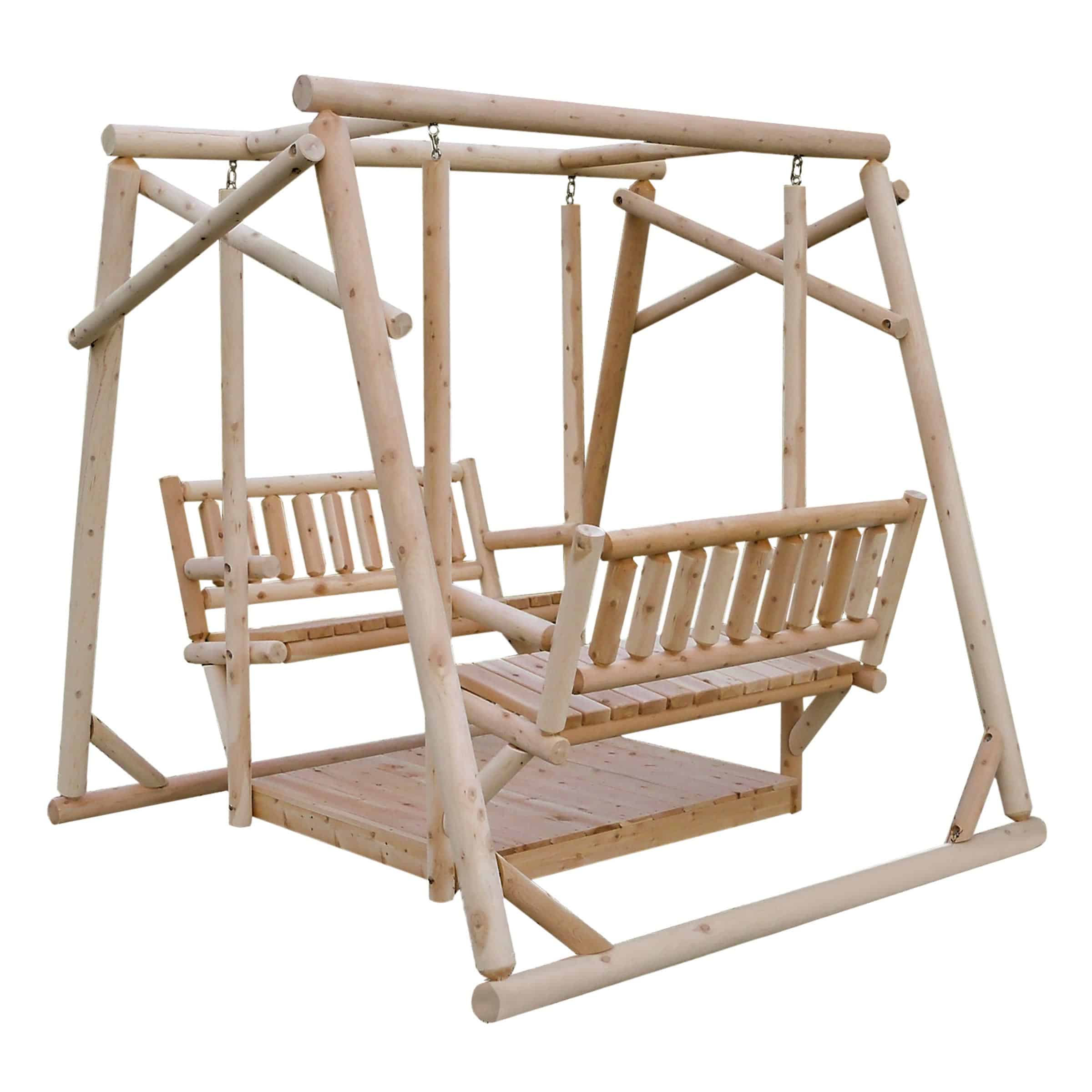 Log Old Fashioned Swing – Timbercrafts Furniture