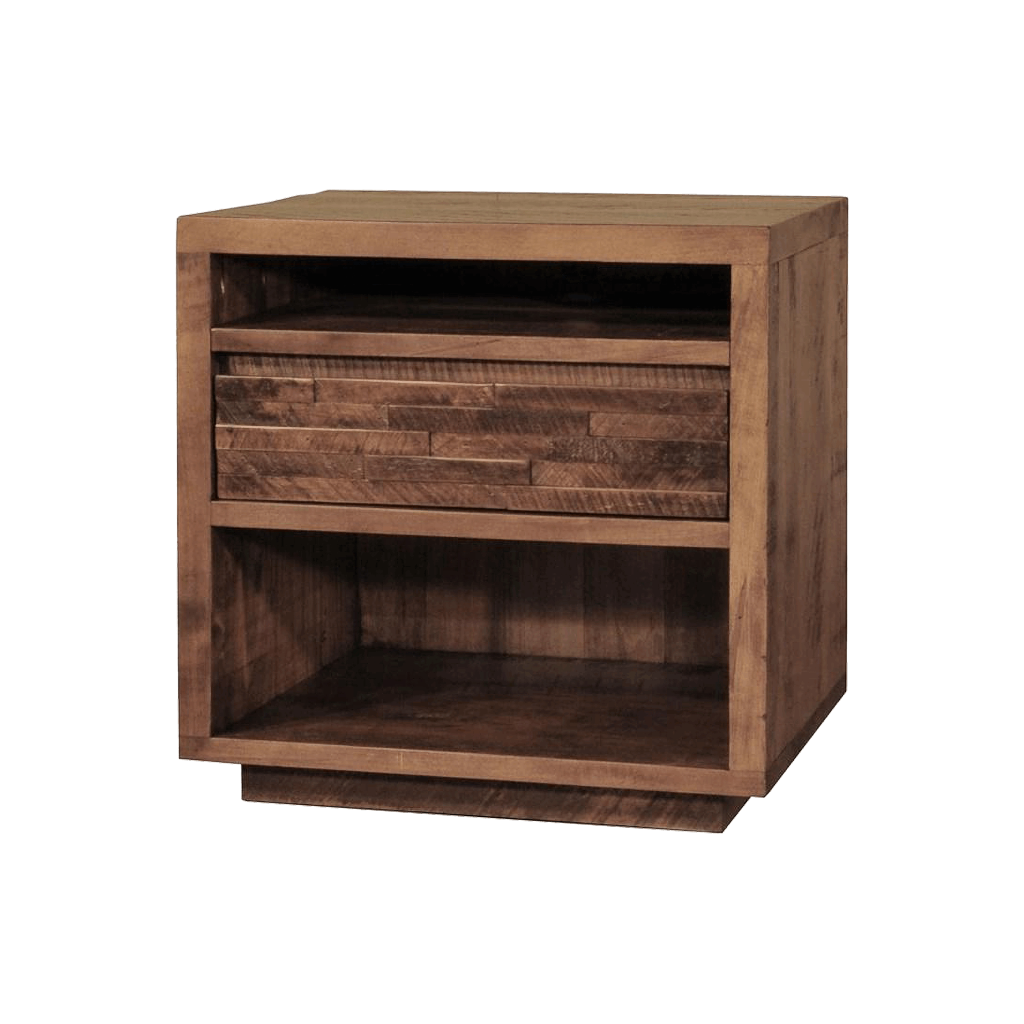 Ledge Rock Solid Wood 1 Drawer Nightstand – Timbercrafts Furniture