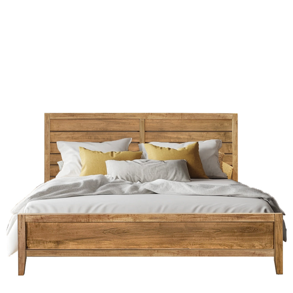 Lenora Solid Wood Bed – Timbercrafts Furniture